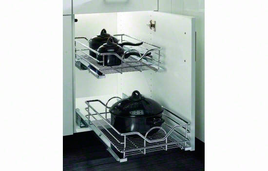 5730-21CR - 20-5/16" Chrome Soft-close Pullout Basket – Commercial Sourcing
