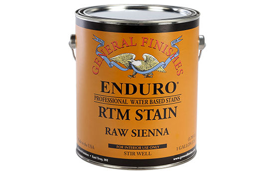 GF-RTM-RS-1 - 1 Gallon Waterbased Raw Sienna Stain – Commercial Sourcing