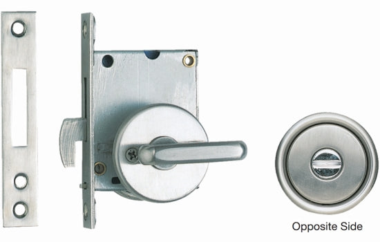 HC-30L - Satin Stainless Steel Sliding Door Latch with Lever ...