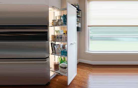 KS-DSP-M14-SILV *KIT* - Dispensa Pullout Frame Medium w/ 14"W Trays Si ...