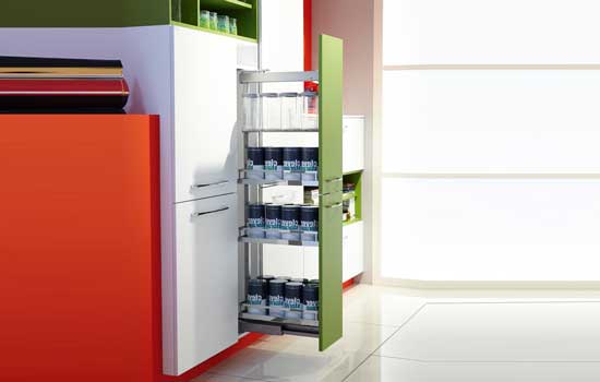 KS-DSP-S17-SILV *KIT* - Dispensa Pullout Frame Small w/ 17"W Trays Sil ...