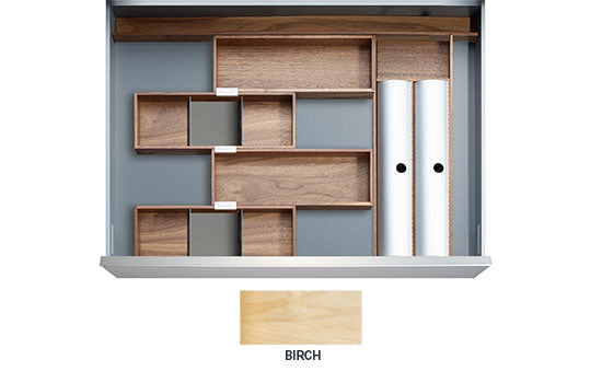 MANILA-BIR *KIT* - 18" Birch Manila Drawer Insert Kit for Drawer Width ...