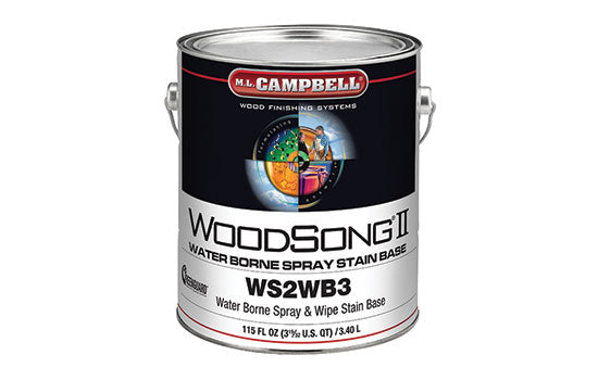 MLC-WS2WB3-1-STANDARD *KIT* - Woodsong Spray Stain Base 1 Gallon Water ...
