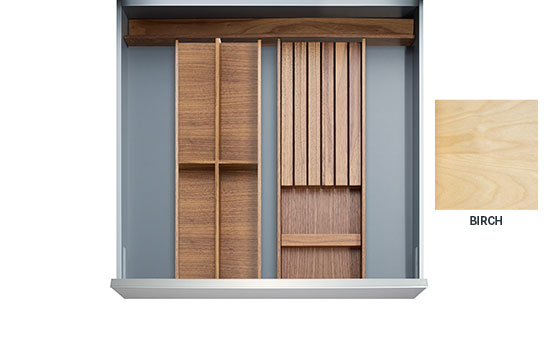 PORTLAND-BIR *KIT* - 12" Birch Portland Drawer Insert Kit for Drawer W ...