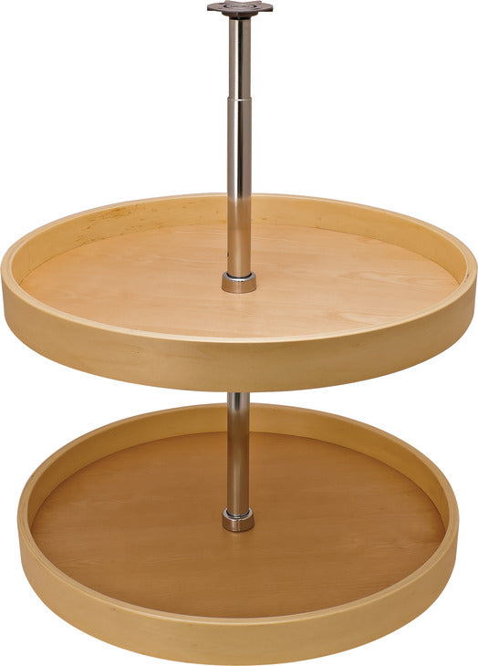 Pole Mounted Revolving Shelf, Full Circle, Two-Shelf – Commercial Sourcing